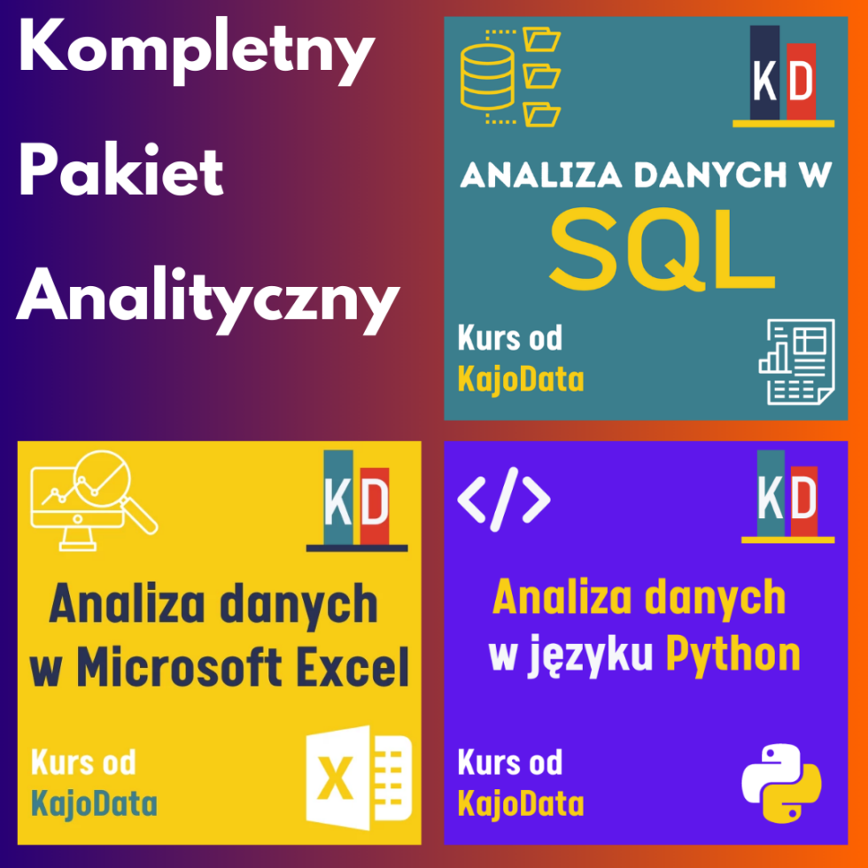 Analiza danych | Excel / SQL / Tableau / Python i nie tylko KajoData